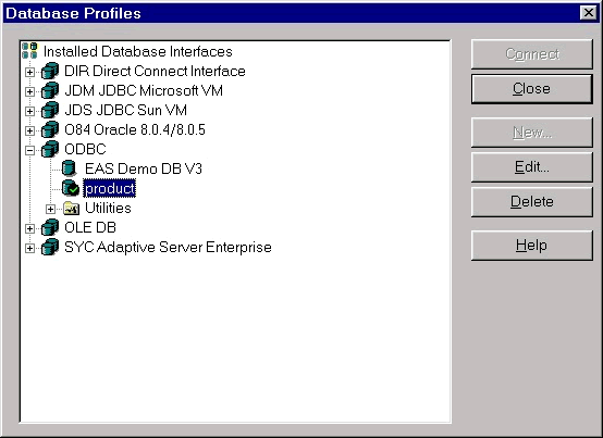 The options that are available in this dialog box vary between database ...
